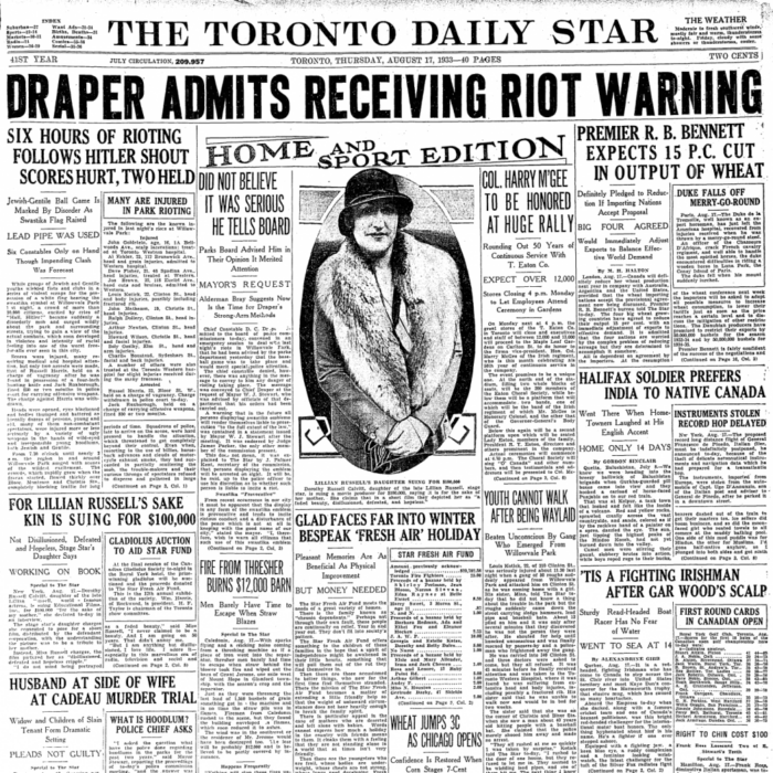 Toronto's Christie Pits Riot - Museum of Toronto